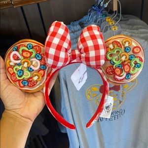 Disney | Accessories | Disney Minnie Mouse Pizza Ear Epcot | Poshmark